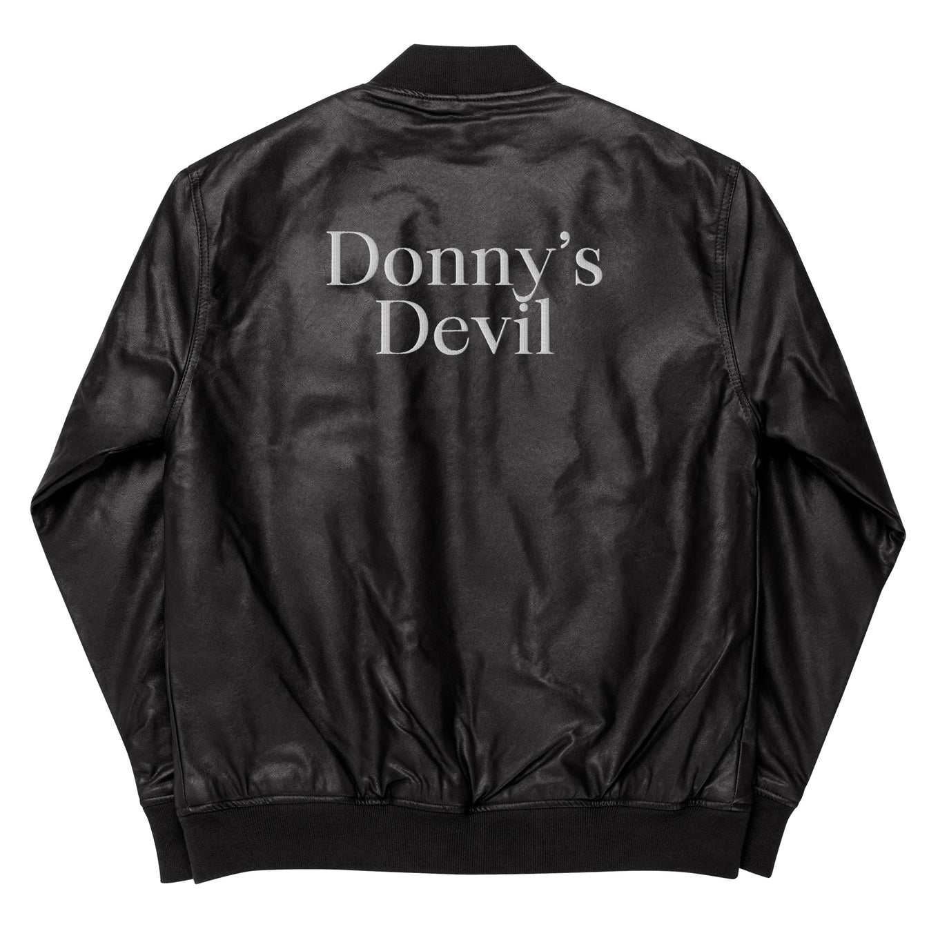 Donny's Devil Leather Bomber Jacket – Donny's Angel